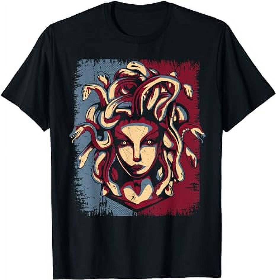 Mythical Creature Medusa Greek Mythology Gorgons T-Shirt - Walmart.com