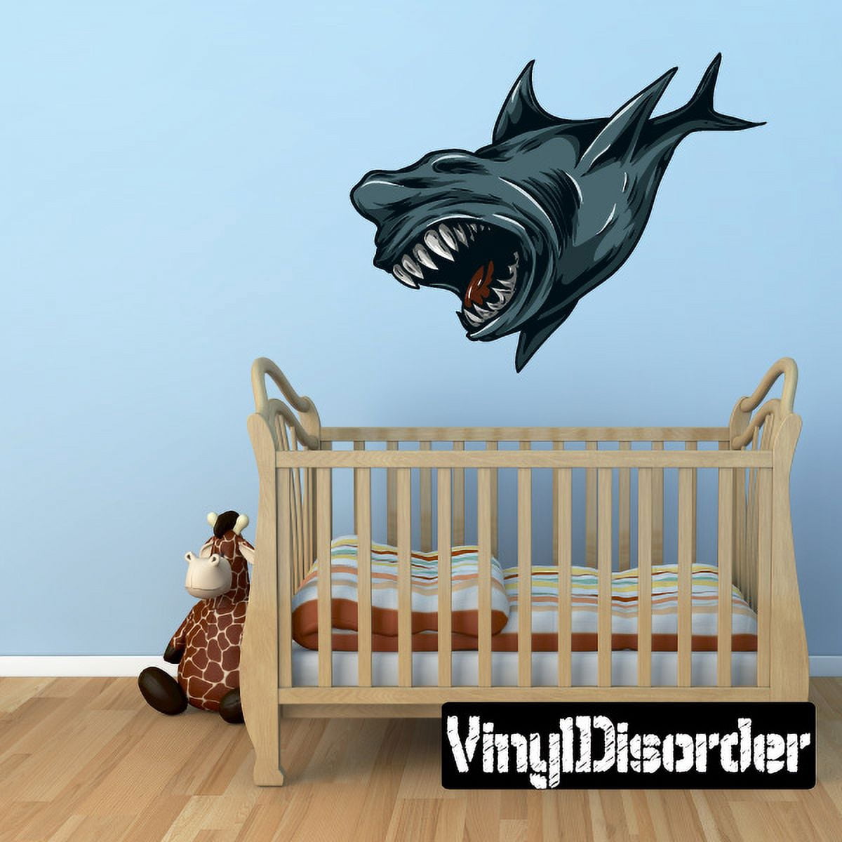 Mythical Creature Megalodon Shark Wall Decal - Vinyl Car Sticker ...