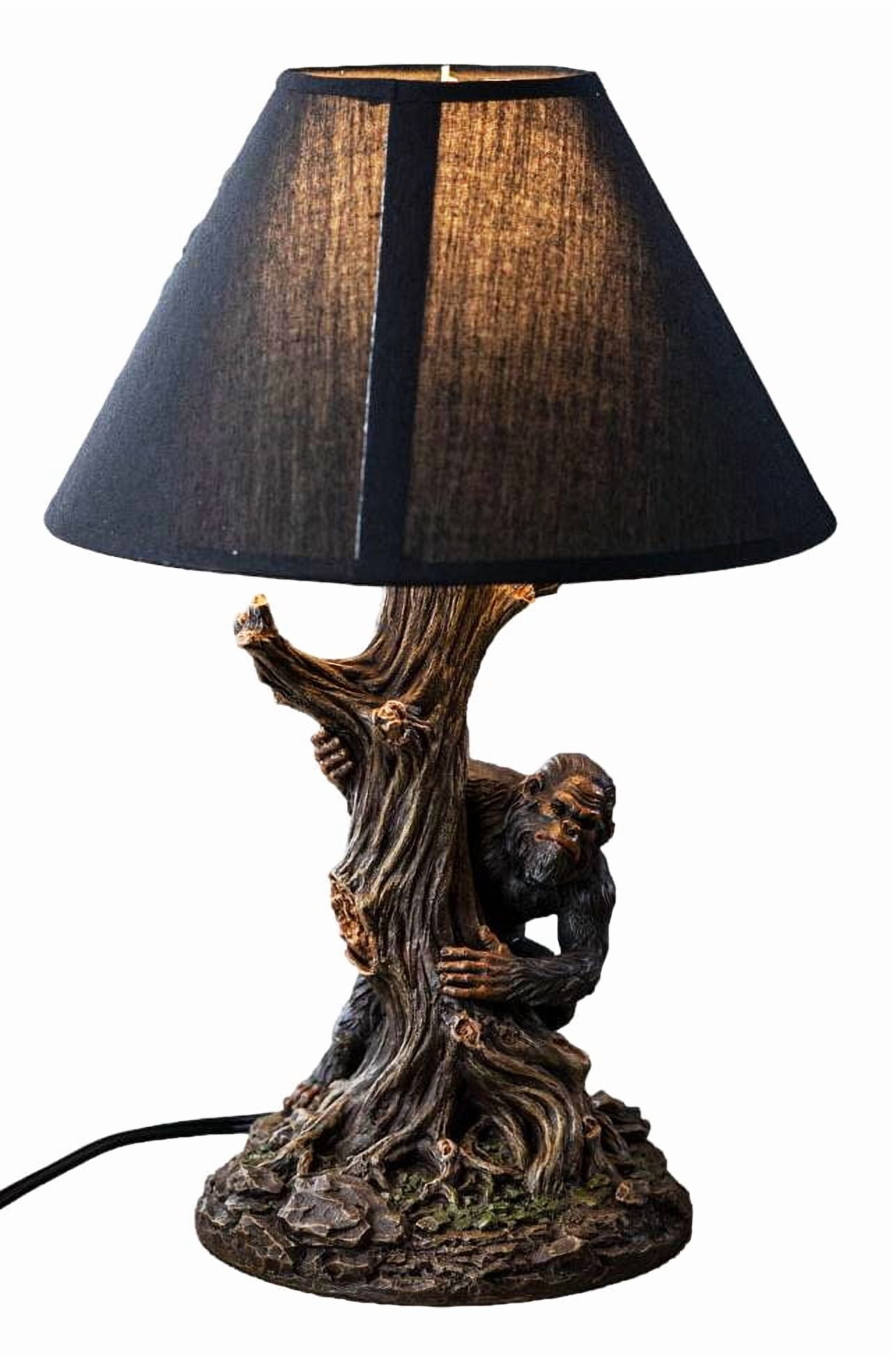 Mythical Creature Sasquatch Big Foot Cryptid Ape by Tree Trunk Table ...