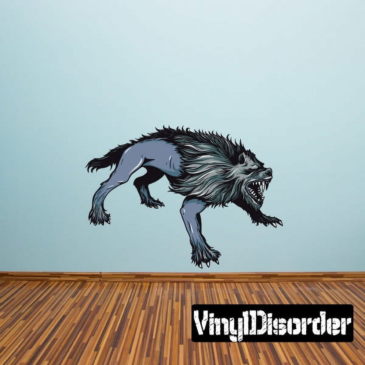 Mythical Creature Werewolf Wall Decal - Vinyl Car Sticker - Uscolor003 ...