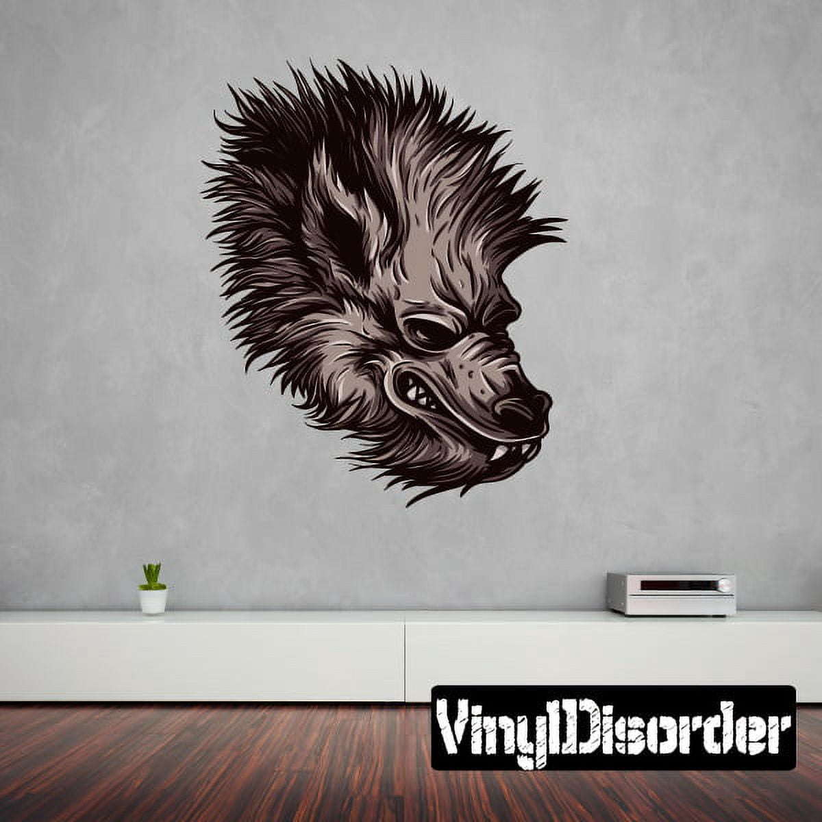 Mythical Creature Werewolf Wall Decal - Vinyl Car Sticker - Uscolor016 ...