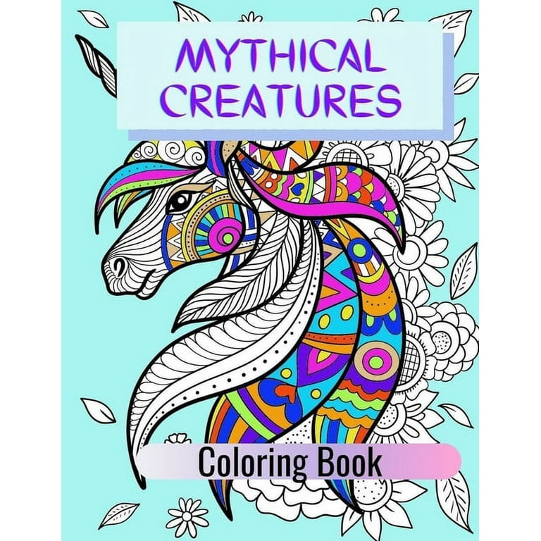 mystic animals coloring book