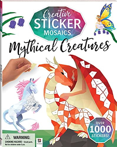 Pre-Owned Mythical Creatures (Creative Sticker Mosaics) - Walmart.com