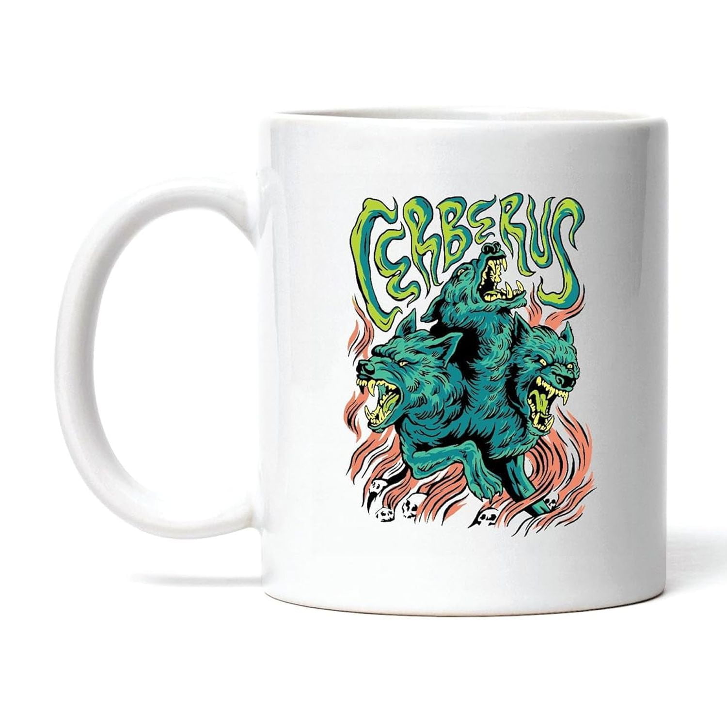 Mythical Greek Monster Gifts for Cerberus Dog with Three Heads 11oz ...