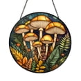 Mythical Mushroom Toadstool Stained Glass Style Suncatcher – Decorative ...