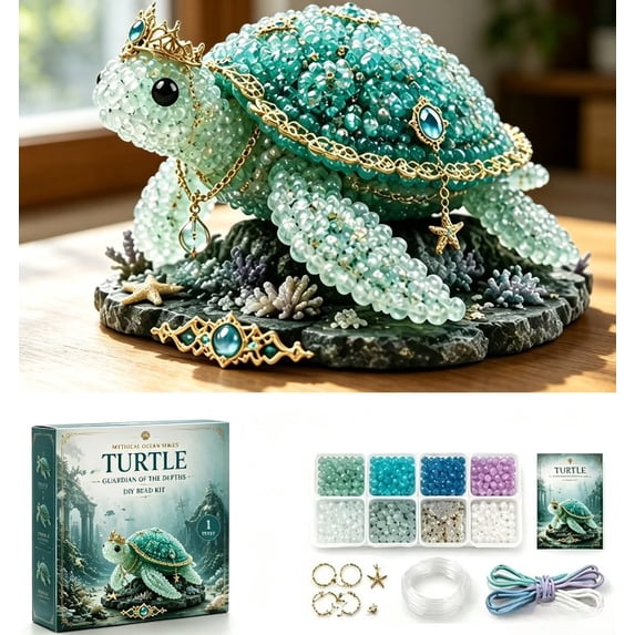 Mythical Ocean DIY Bead Kit for Creative Minds, 3D Beaded Animal Making ...