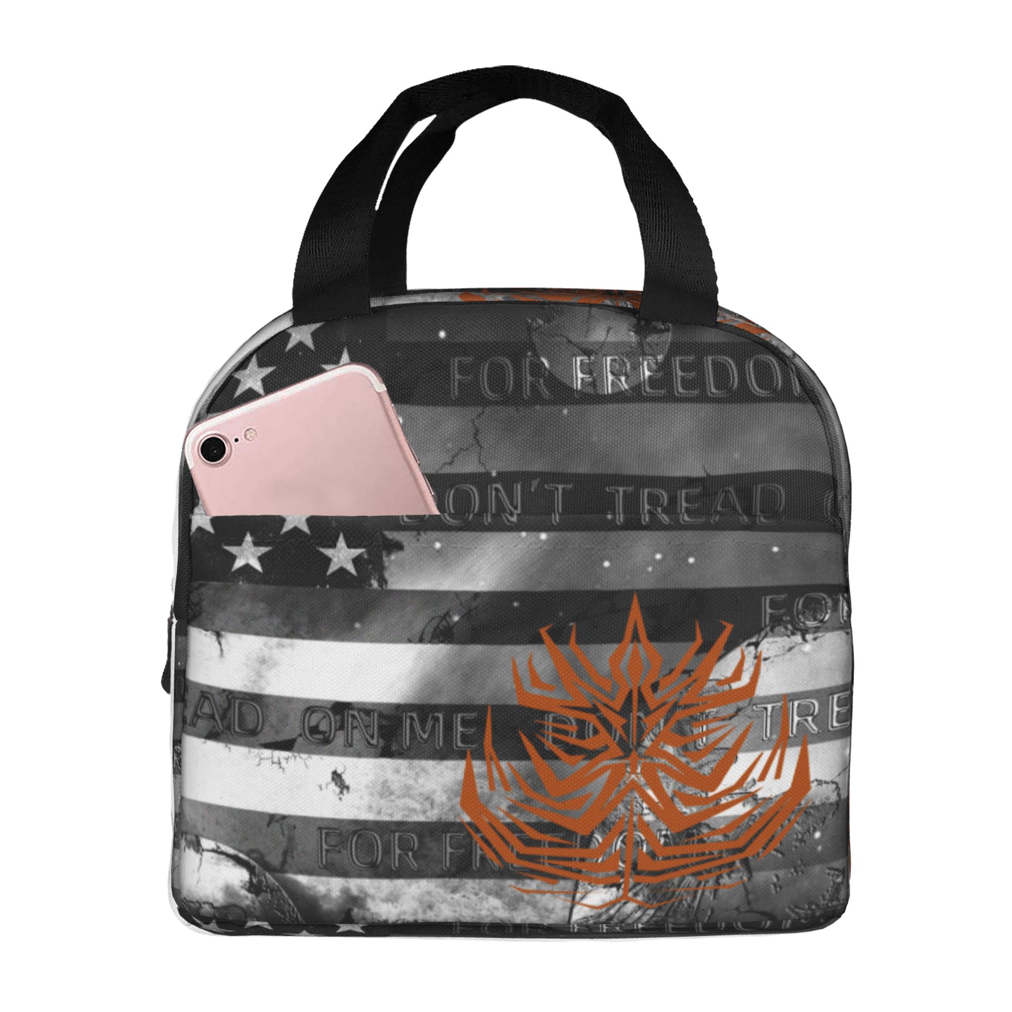 Mythical Phoenix Bird Fire Insulated Lunch Bag for Women Men , Reusable ...