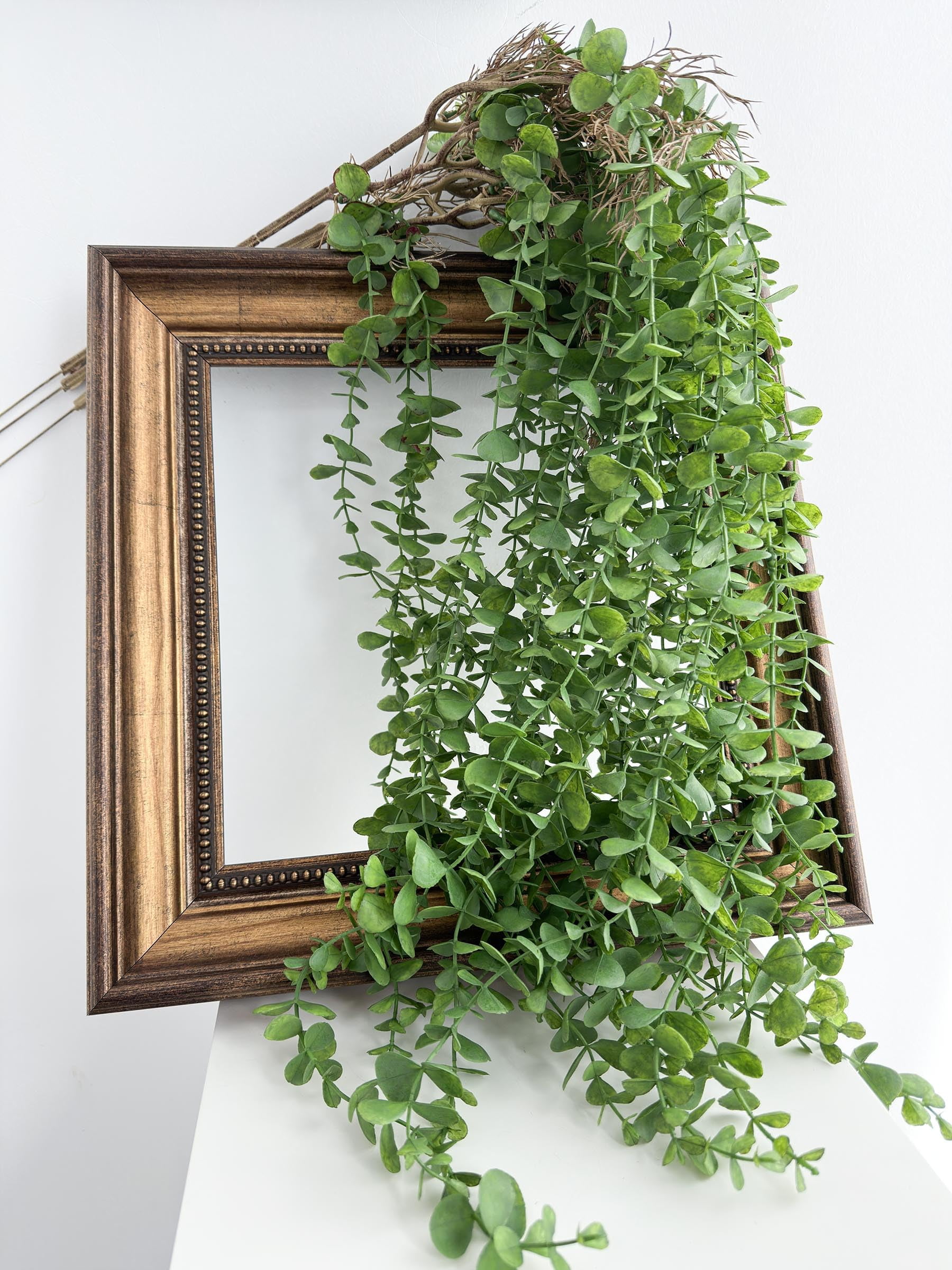Mythlty 3 Eucalyptus Stems Artificial Hanging Plant, Fake Plastic ...