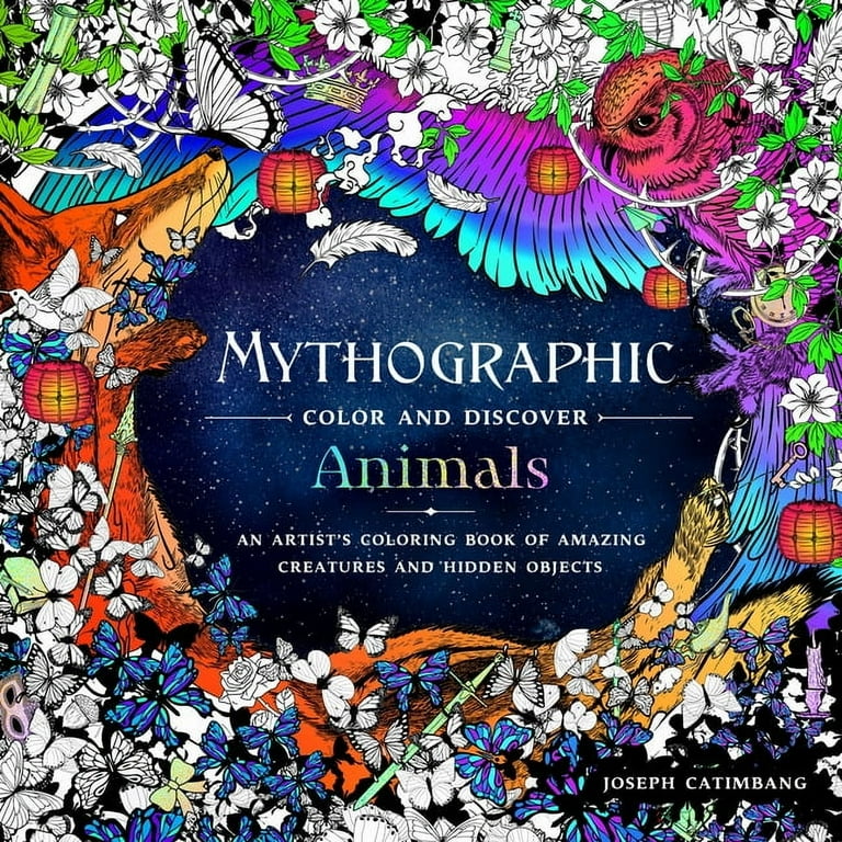 magnificent animals coloring book