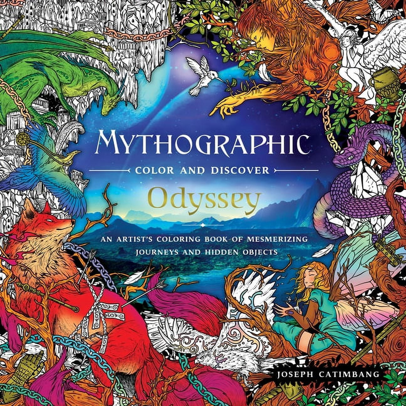 Mythographic Color and Discover: Odyssey: An Artist's Coloring Book of ...