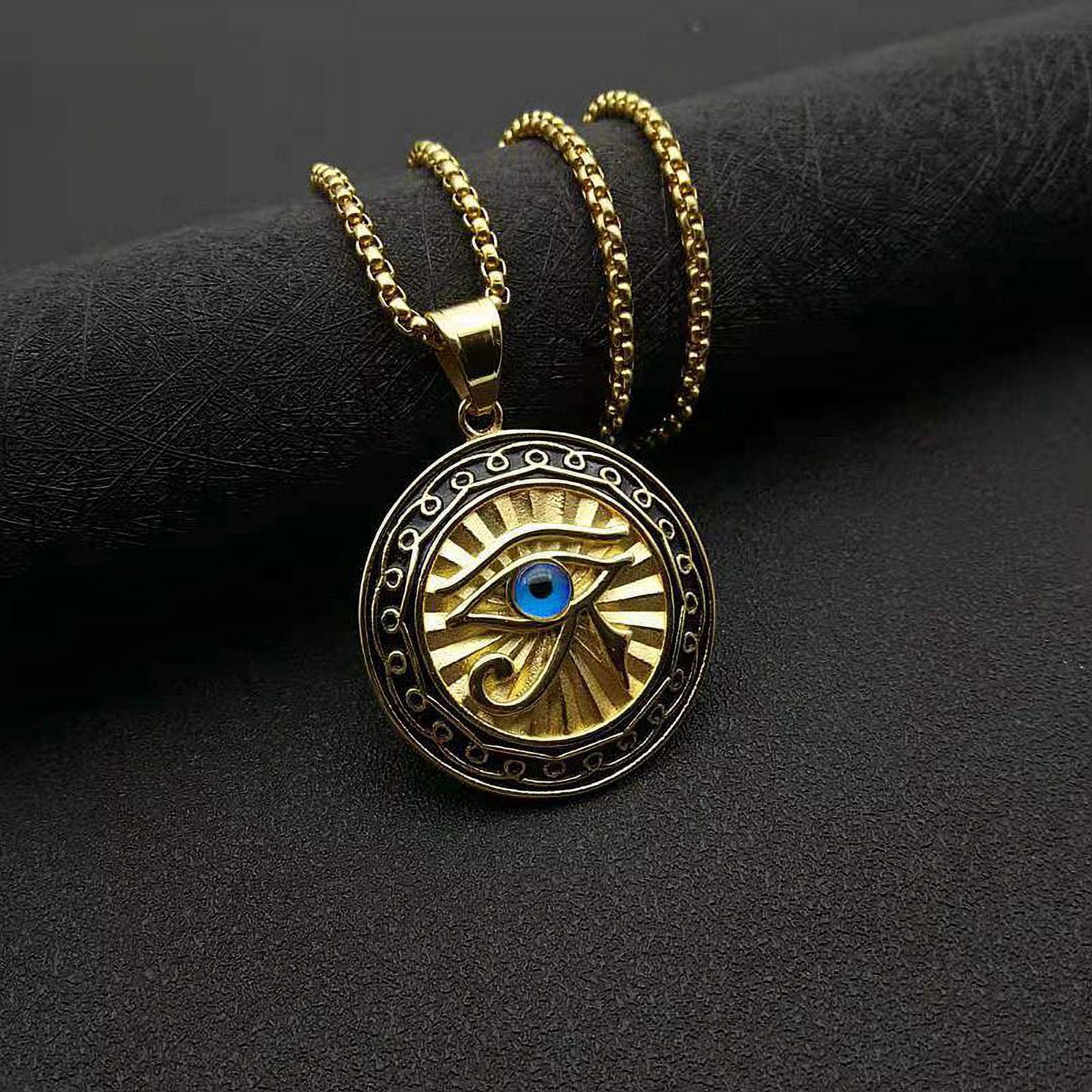Mythological Style Egyptian The Eye of Horus Pendant Necklace for Women ...