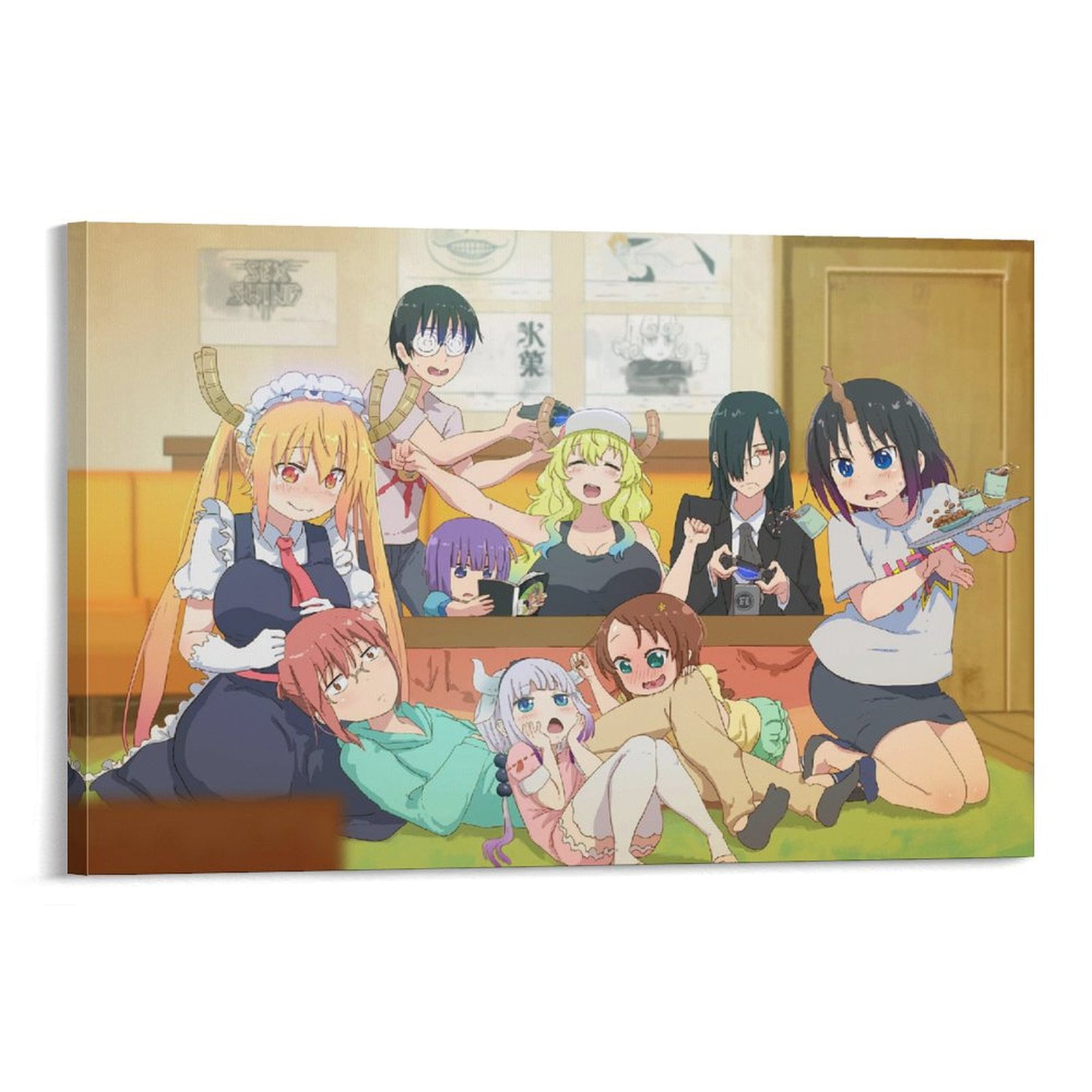 Mythology Anime Girl Miss Kobayashi's Dragon Maid Poster Picture Print ...