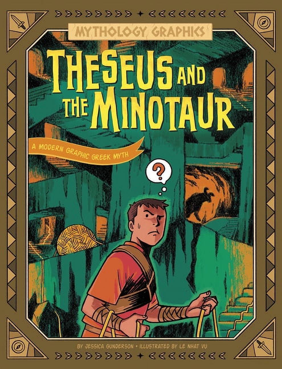 Mythology Graphics Theseus and the Minotaur: A Modern Graphic Greek ...