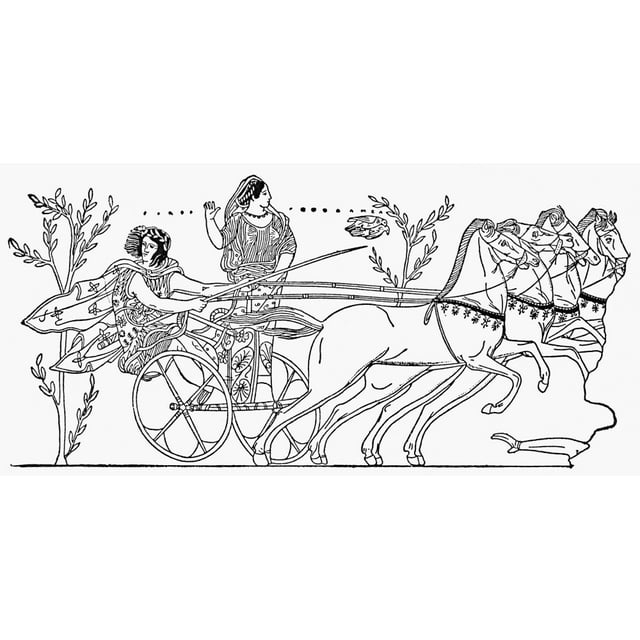 Mythology: Pelops. /Npelops Wins The Race And Thereby Hippodamia, Who ...