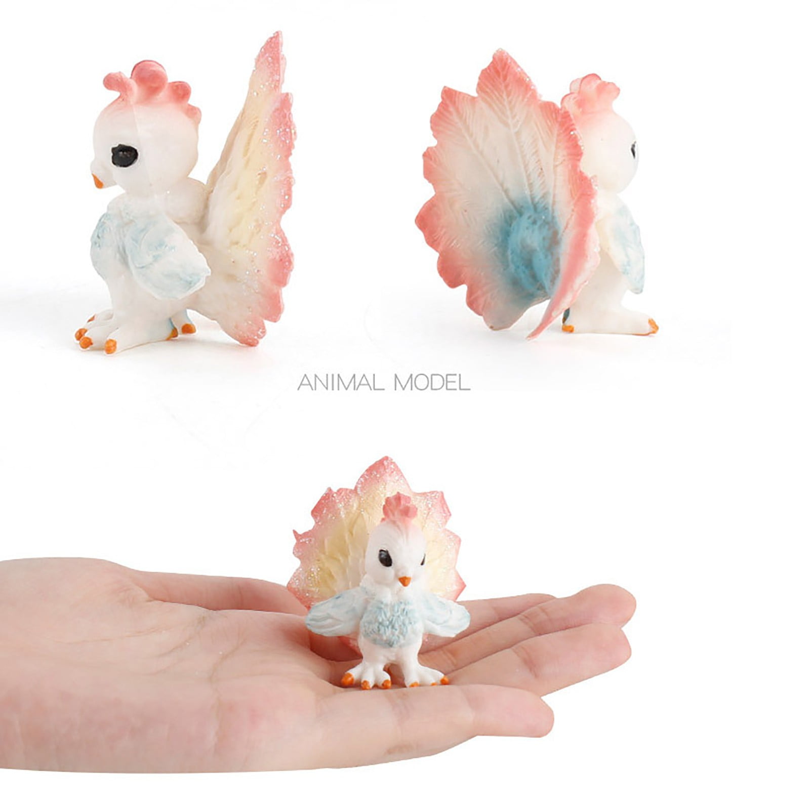 Mythology Simulation Model Little Bird&Monkey Cake Decoration Toy ...