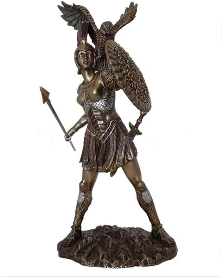 Mythology Statue for Home,Myth Wisdom Goddess Sculpture Resin Statue ...