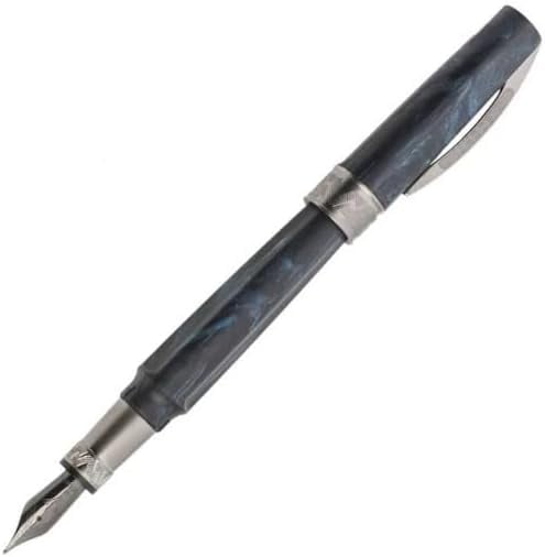 Mythos Poseidon Fountain Pen - Deep Sea Blue Resin by Visconti ...