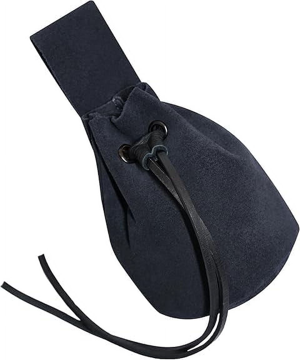 Mythrojan Medieval Belt Pouch Renaissance Costume Accessories Suede ...