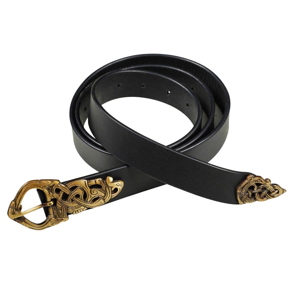 Mythrojan Genuine Leather Belt Medieval Renaissance LARP Viking Cosplay ...