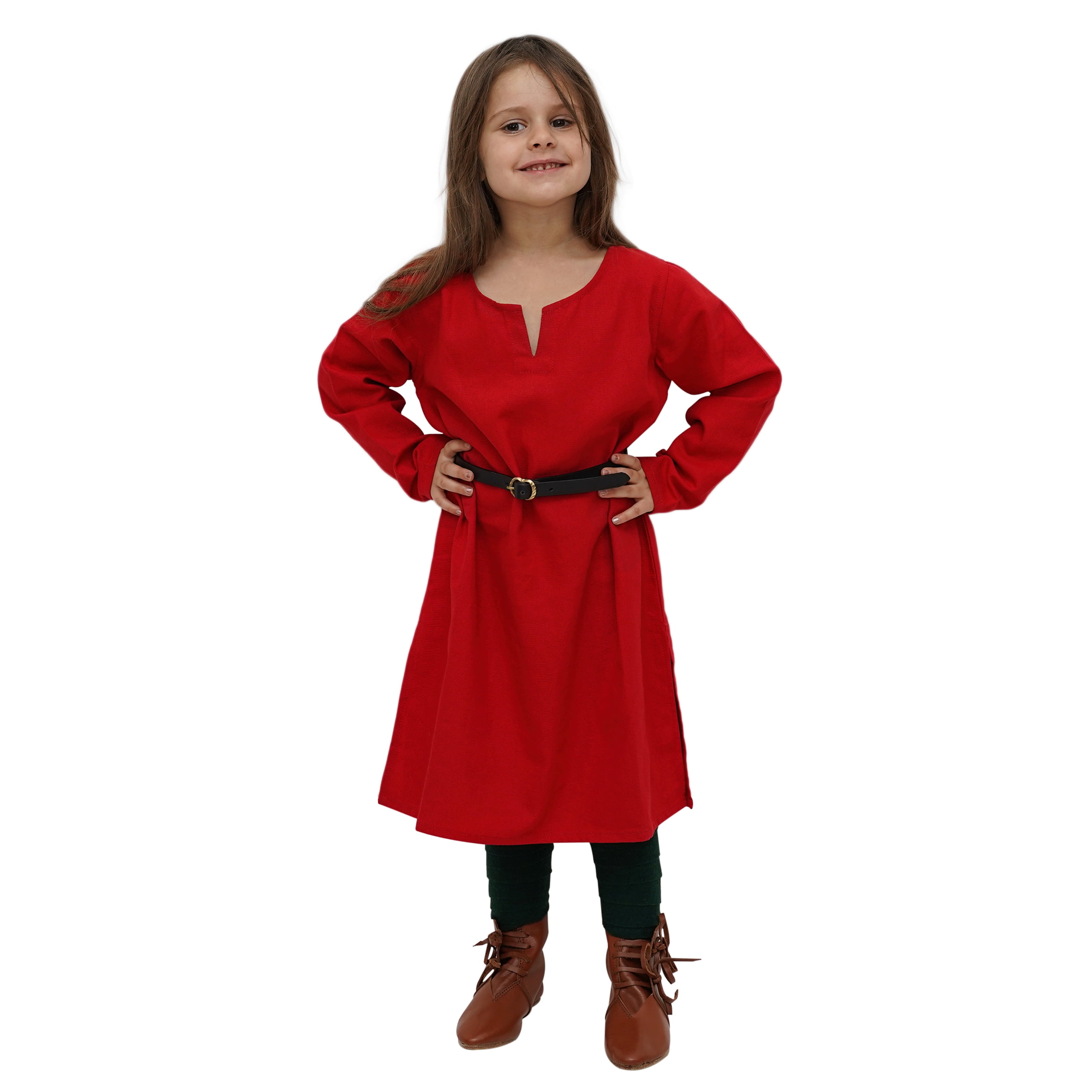 Mythrojan Medieval Kids Canvas Tunic for Renaissance Cosplay LARP ...
