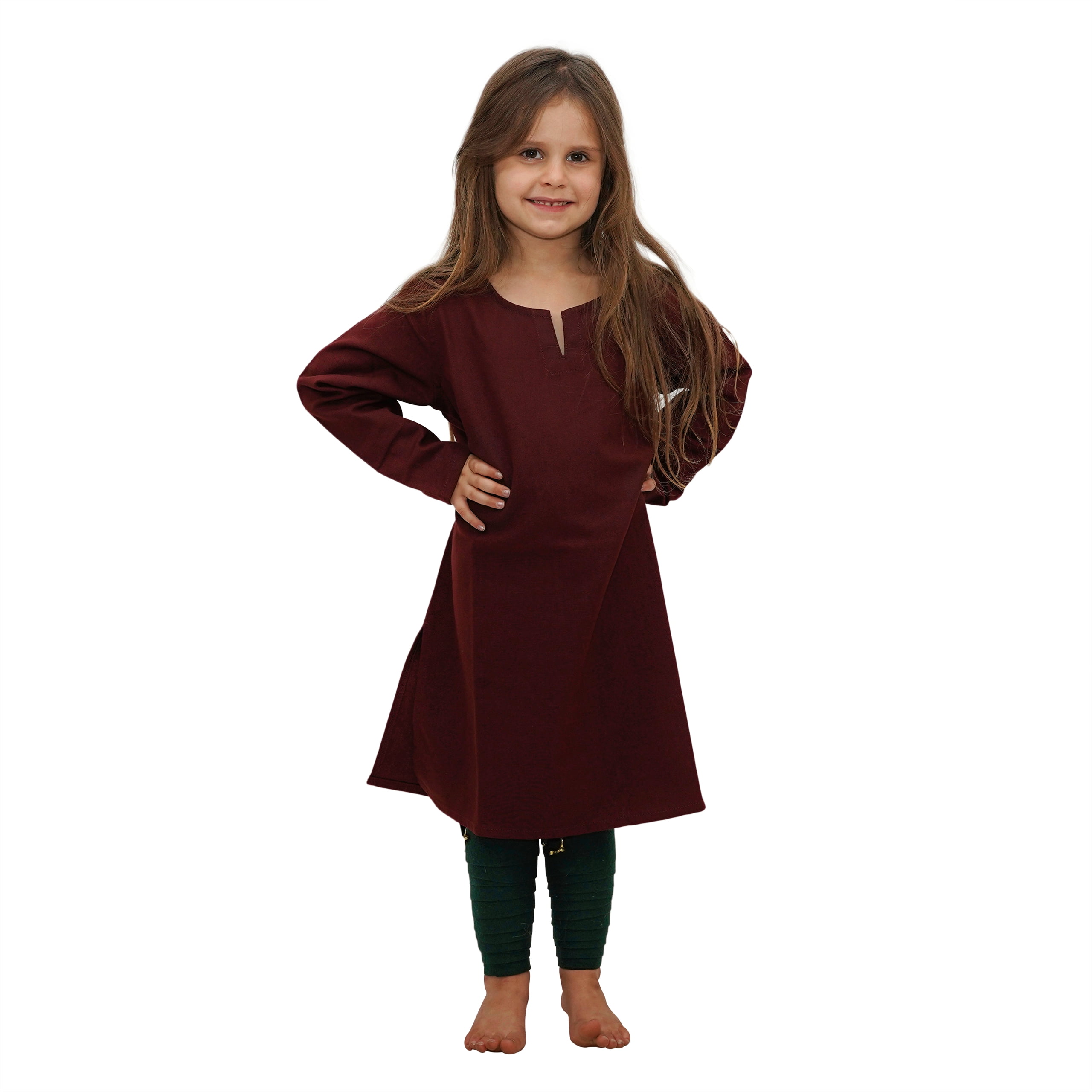 Mythrojan Medieval Kids Canvas Tunic for Renaissance Cosplay LARP ...