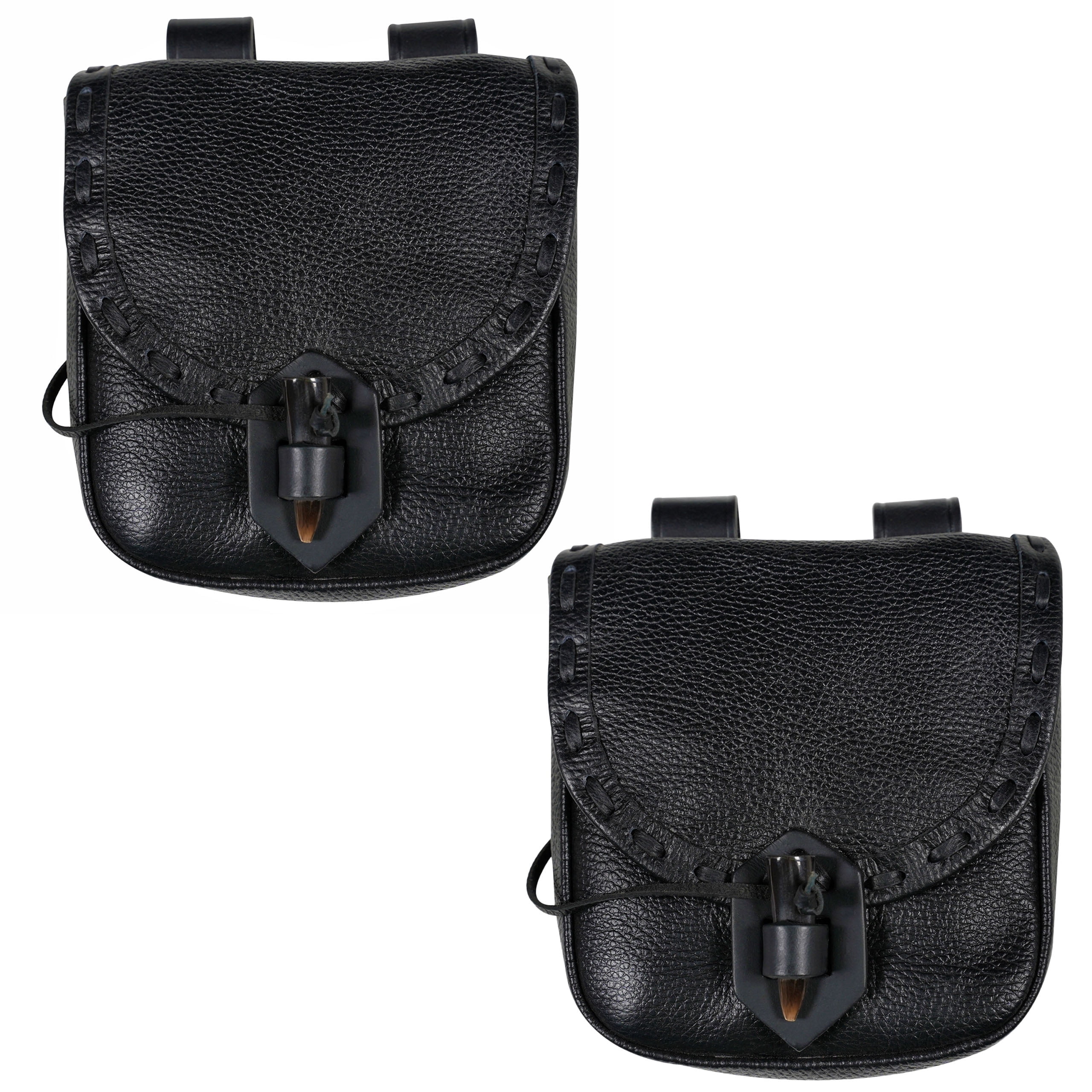 Mythrojan Medieval Leather Pouches Combo Renaissance Waist Bags with ...