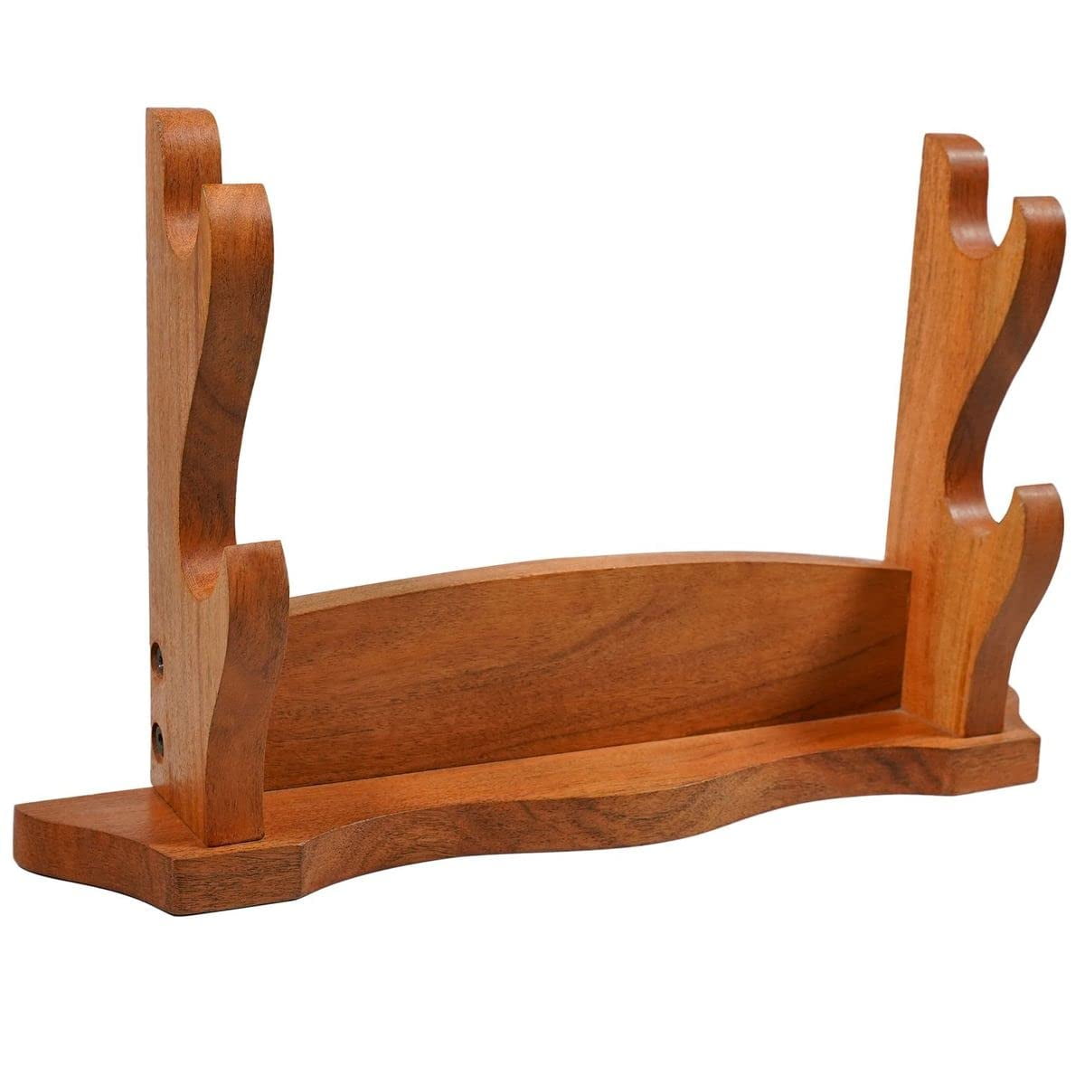 Mythrojan Solid Wood Sword Stand Medieval Sword Wall Mount Samurai ...