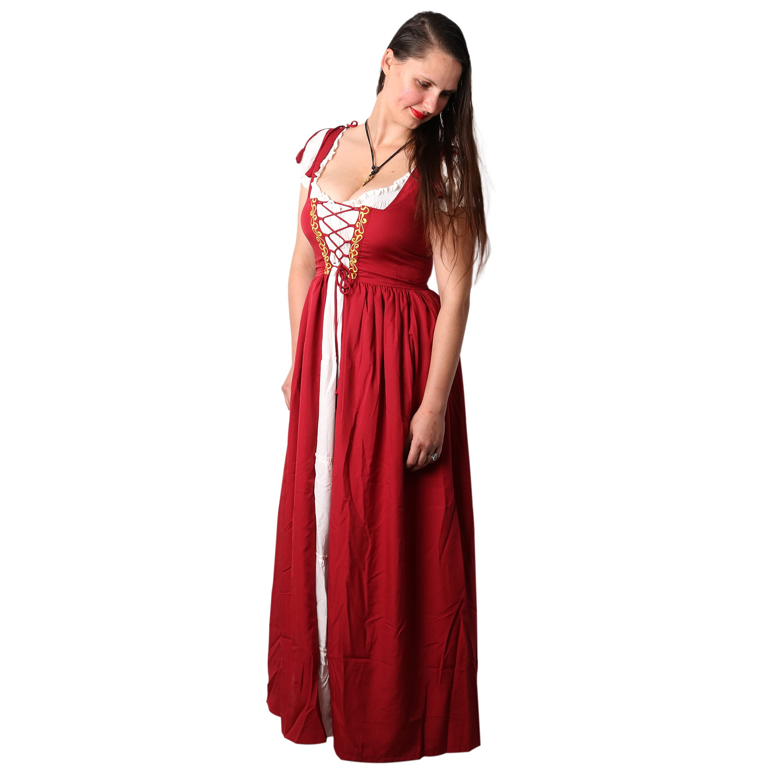 Mythrojan Traditional Irish Celtic Dress: Chemise and Over Dress ...