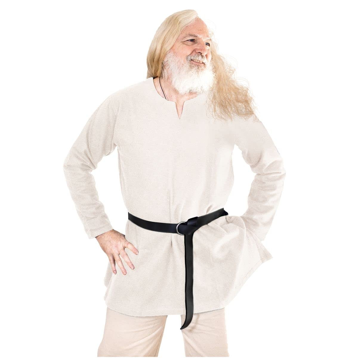 Mythrojan Viking Tunic Medieval Canvas Shirt Renaissance Unisex Tunic ...