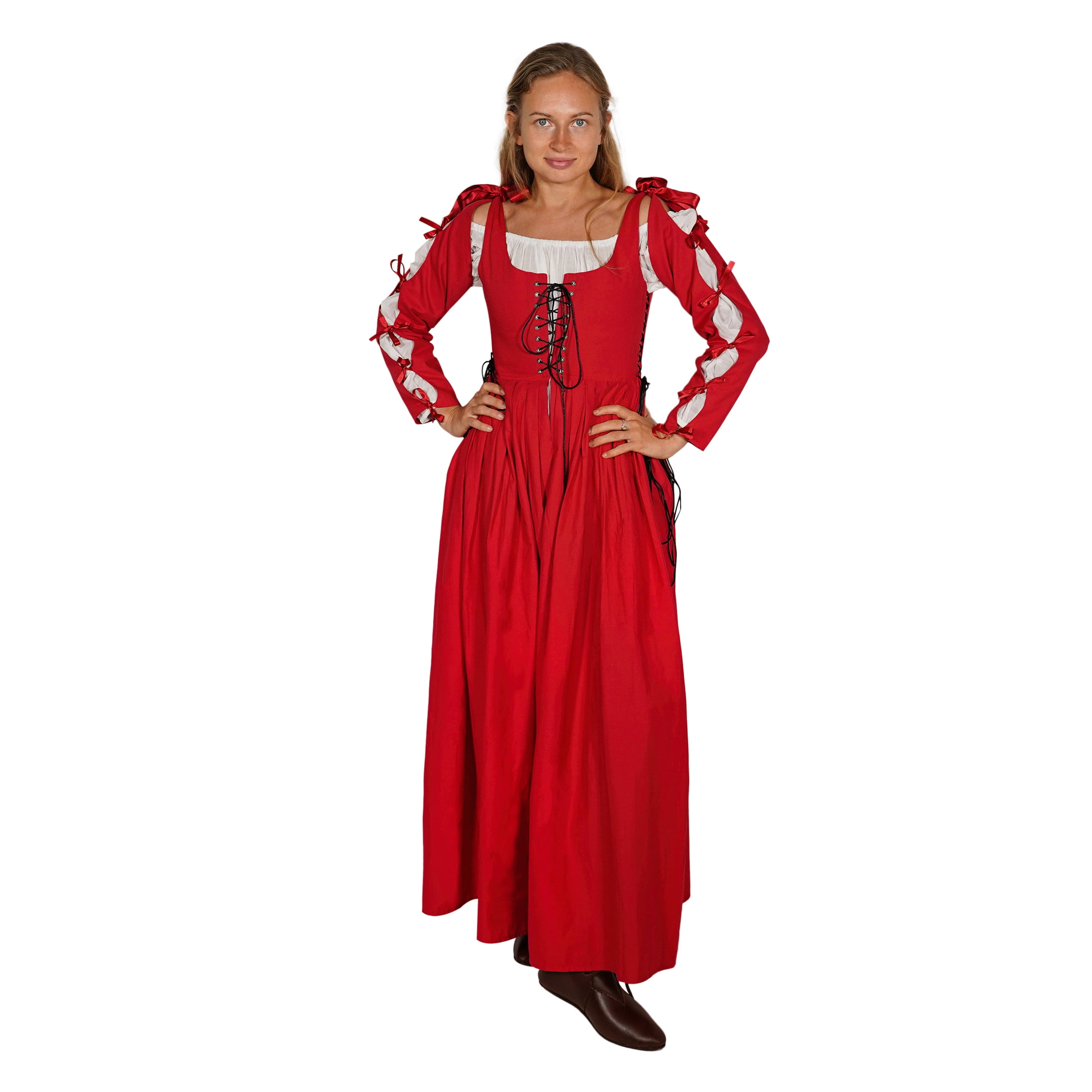 Mythrojan Women Renaissance Cosplay Costume, Medieval Irish Dress for ...