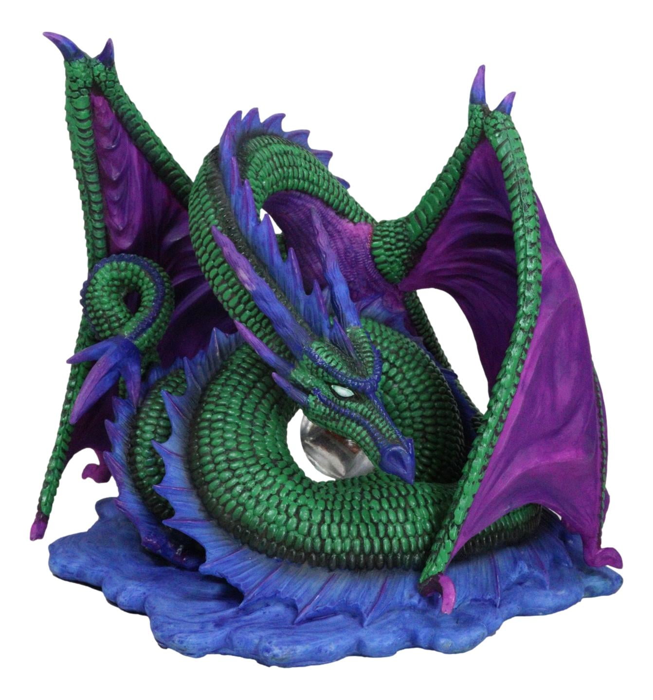 Myths And Legends Nephtali Water Elemental Iridescent Aqueon Dragon Figurine - Walmart.com