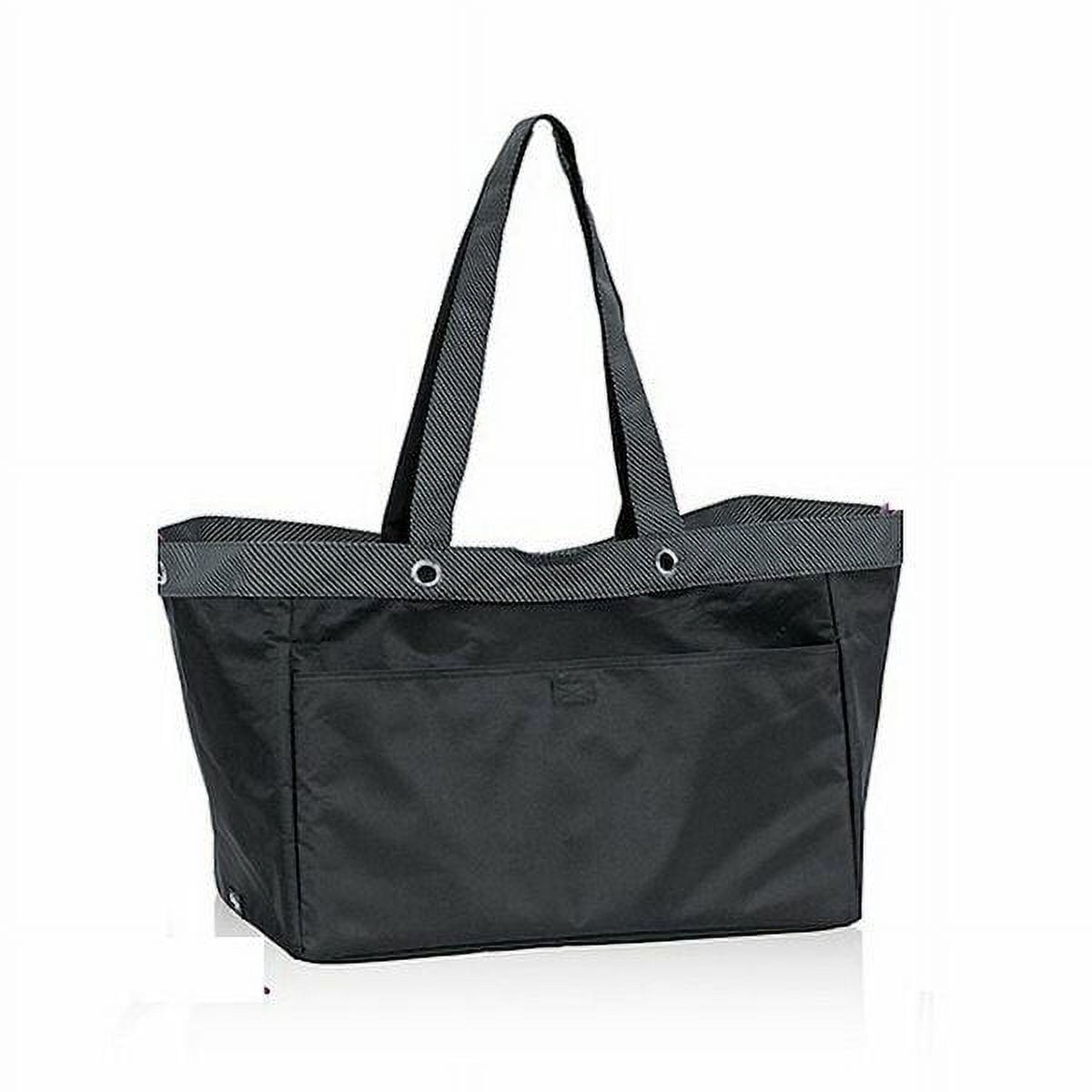 Mytopshop New Soft Utility Tote Travel Beach GYM Sports Picnic Large 31 Gift Bag In Black Twill ...