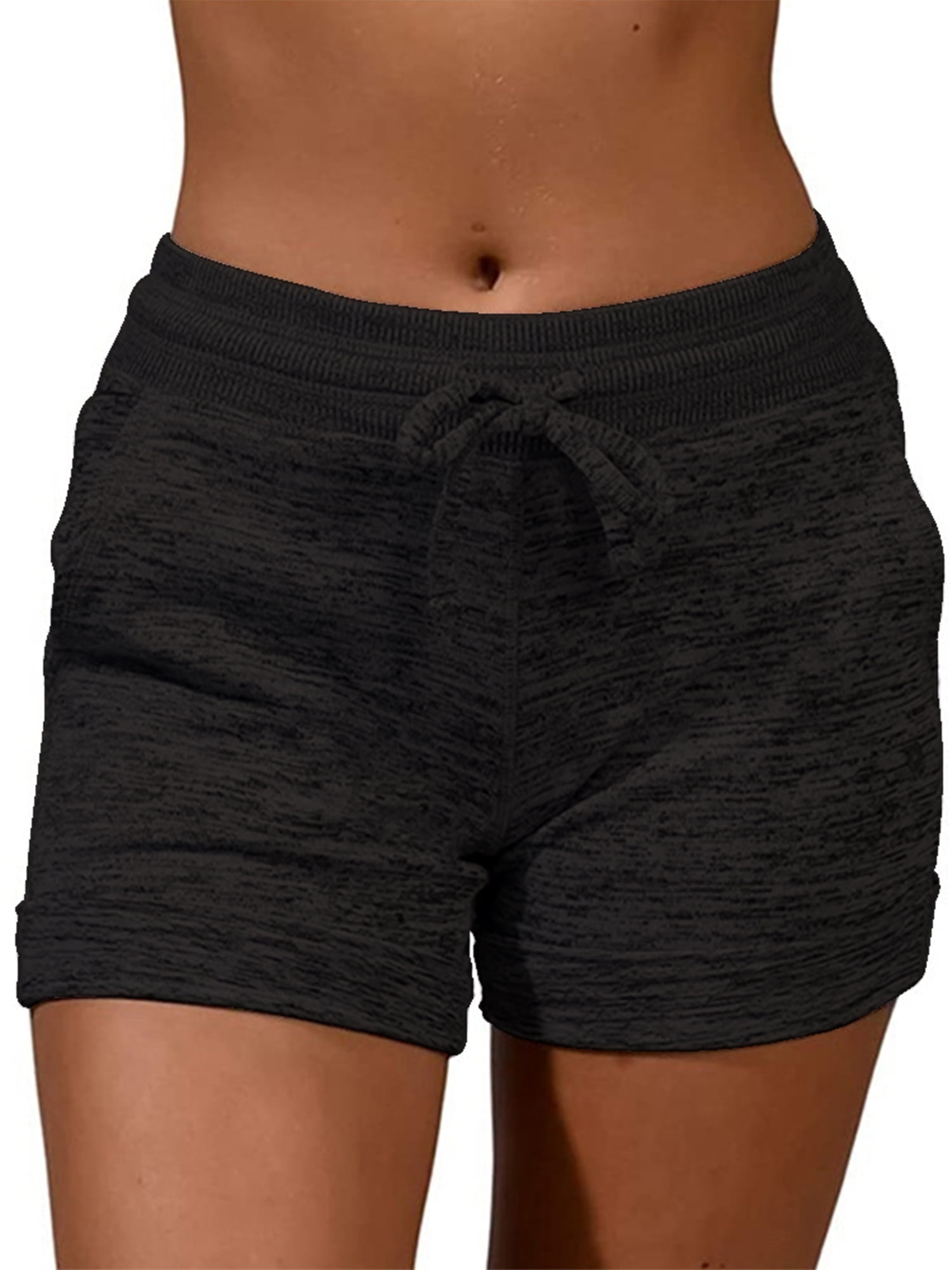 Mytrendy Women Drawstring Roll Cuff Quick Dry Active Shorts - Walmart.com