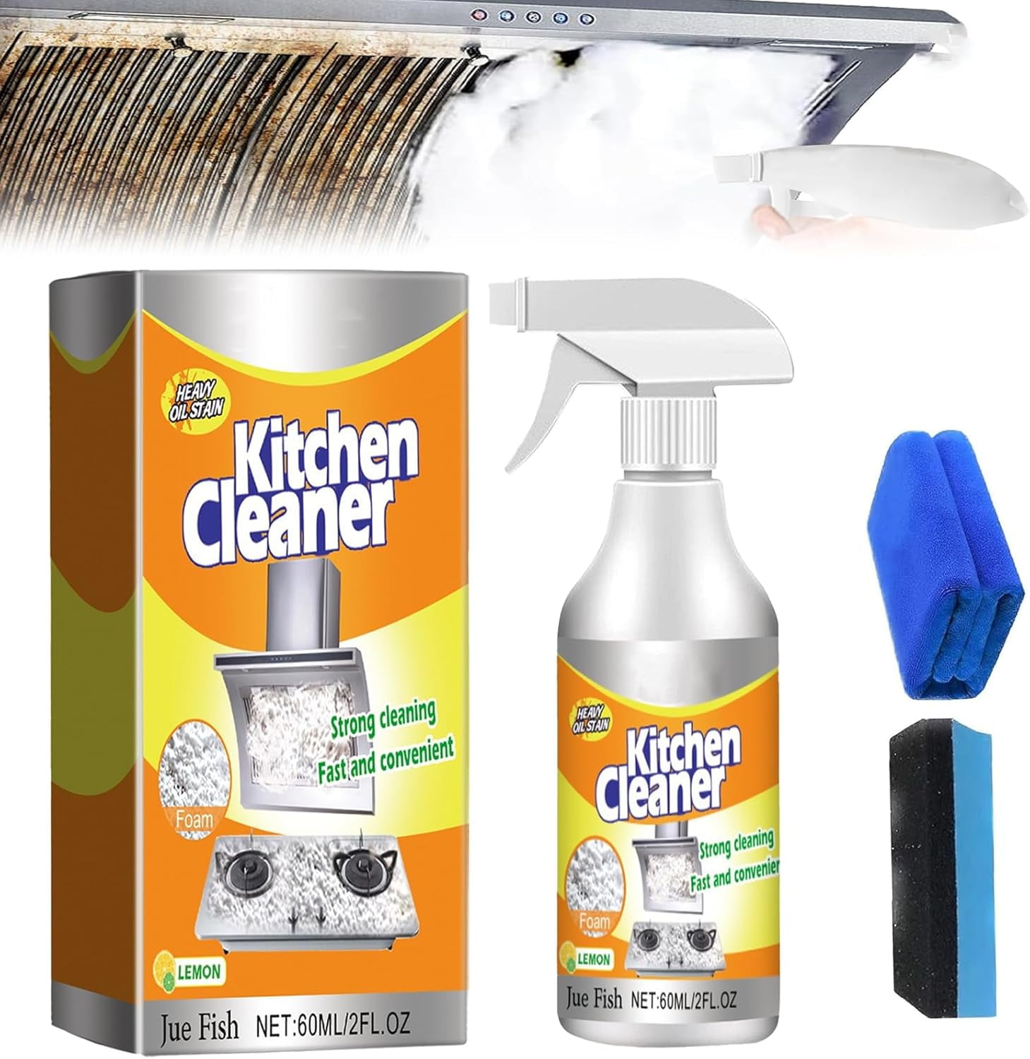 Mytrendyes Kitchen Foam Cleaner, Gas Stove Top Cleaner, Oven Cleaners ...