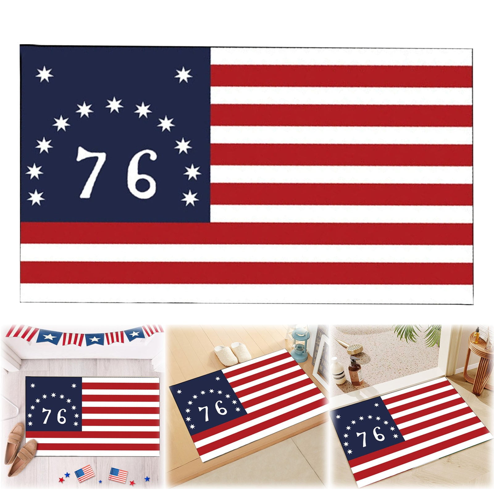 Myvepuop Ground Mat On July 4 Th,Patriotic Independence Day,The Welcome ...