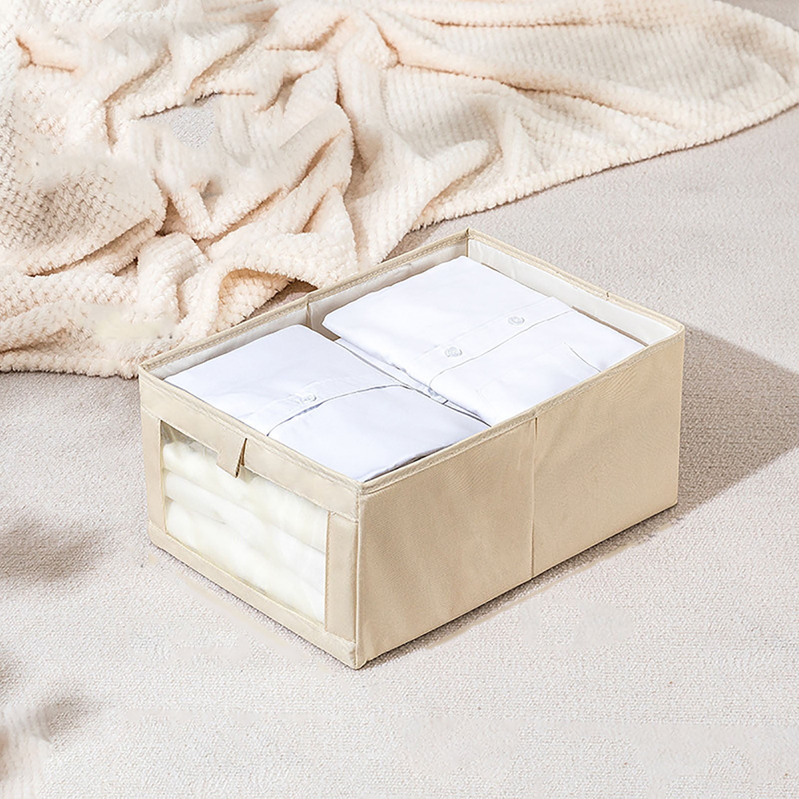 Myvepuop Home Textile Storage Storage Clothes Compartment Storage Mesh ...