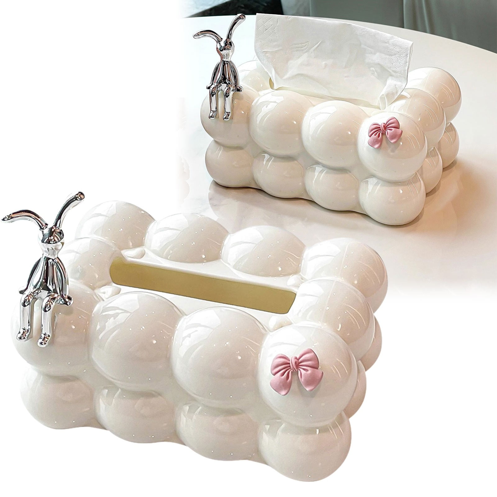 Myvepuop Home Textile Storage Tissue Box Living Room Light Luxury High ...