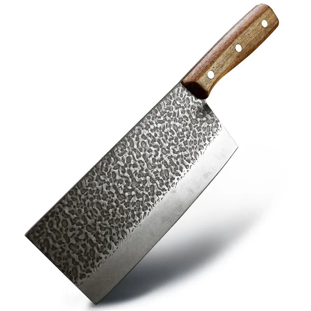 Myvit Meat Cleaver Kitchen Knife 7inch Heavy Duty Cleaver with Hand ...