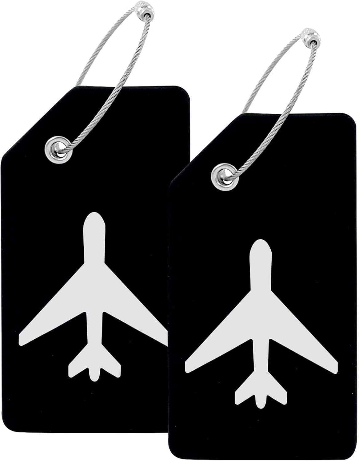 Mziart Silicone Luggage Tags for Suitcases 2 Pack TSA Approved ...