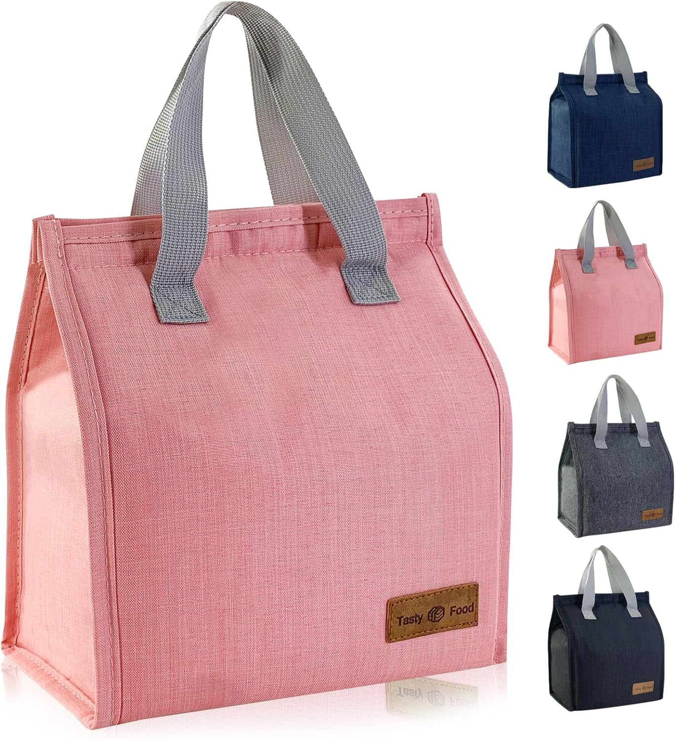 Mziart Lunch Bag, Insulated Lunch Box for Women Men, Minimalist Small ...