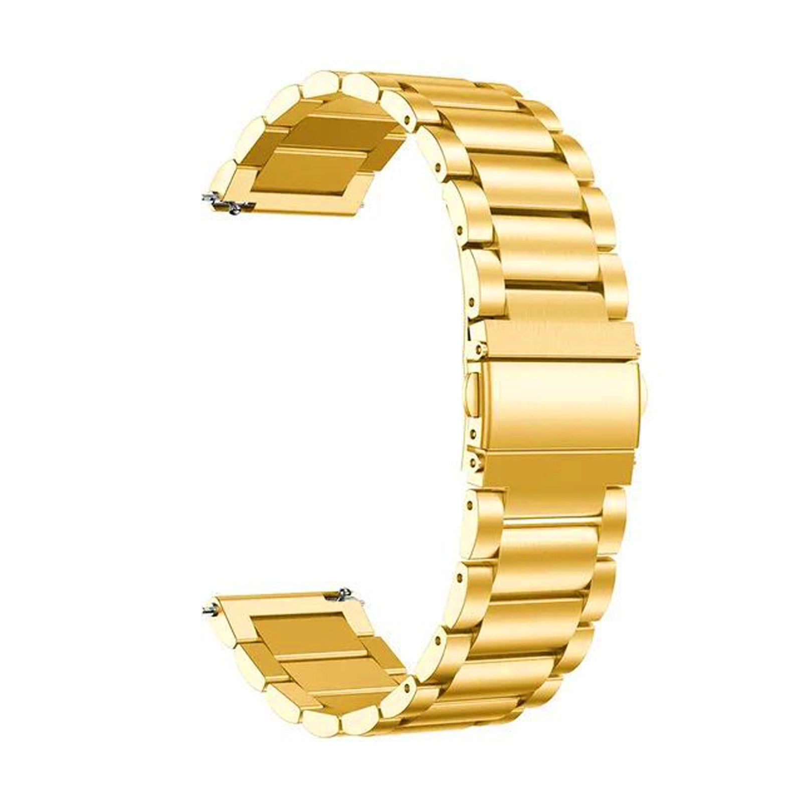 Mzoazpie 22mm Multipurpose Stainless Steel 3 Watch Link Timepiece Strap ...