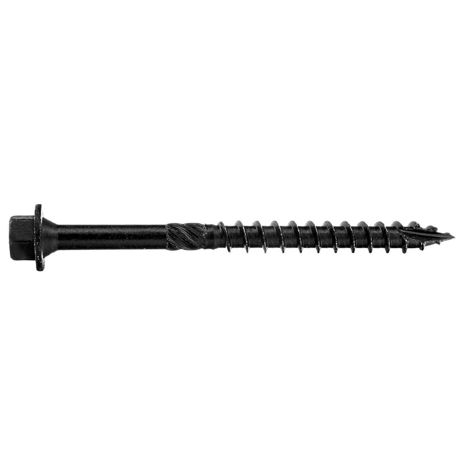 N.14 X 3-1/4inches Heavy Duty Black Timber/Log/Landscaping Wood Screws ...