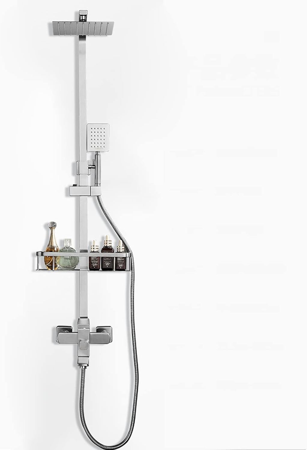 N/A 304 Stainless Steel Rainfall Shower System, Wall Mounted 3-Function ...