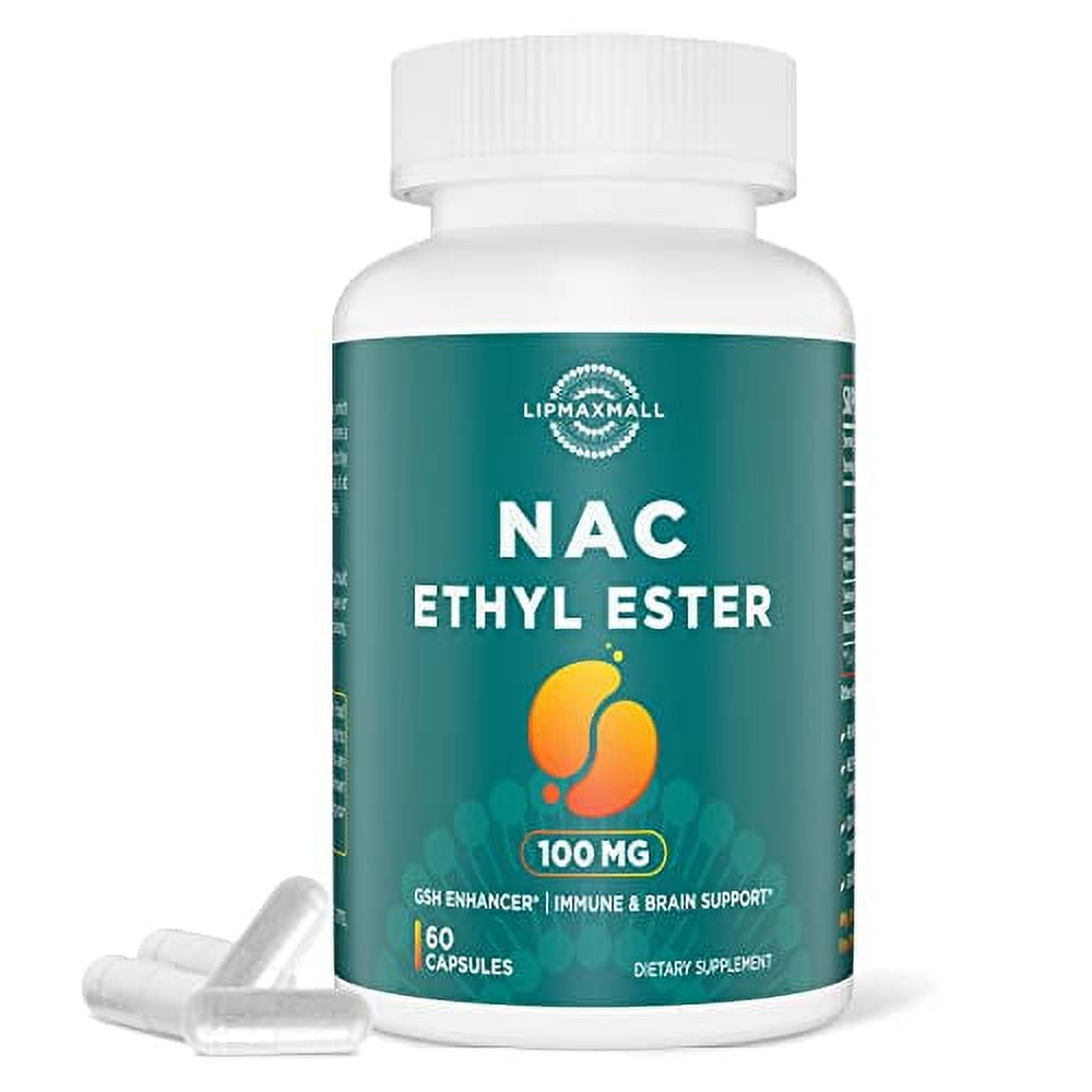 N-Acetyl Cysteine Ethyl Ester 100mg- Higher Bioavailability - Boost ...