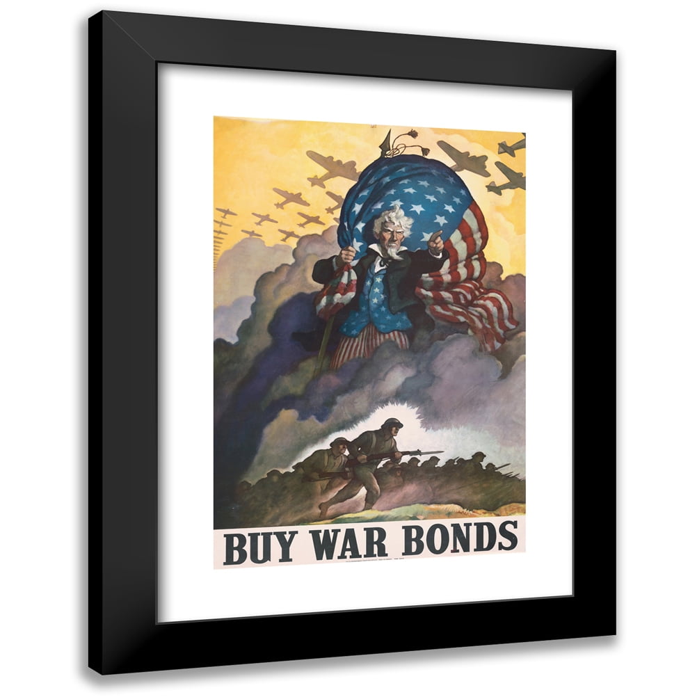 N. C. Wyeth 17x24 Black Modern Framed Museum Art Print Titled - Buy War ...