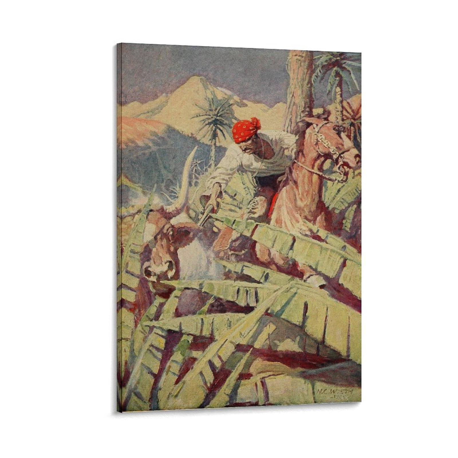 N. C. Wyeth Print Painting (75) Picture Print Canvas Poster Wall Paint ...