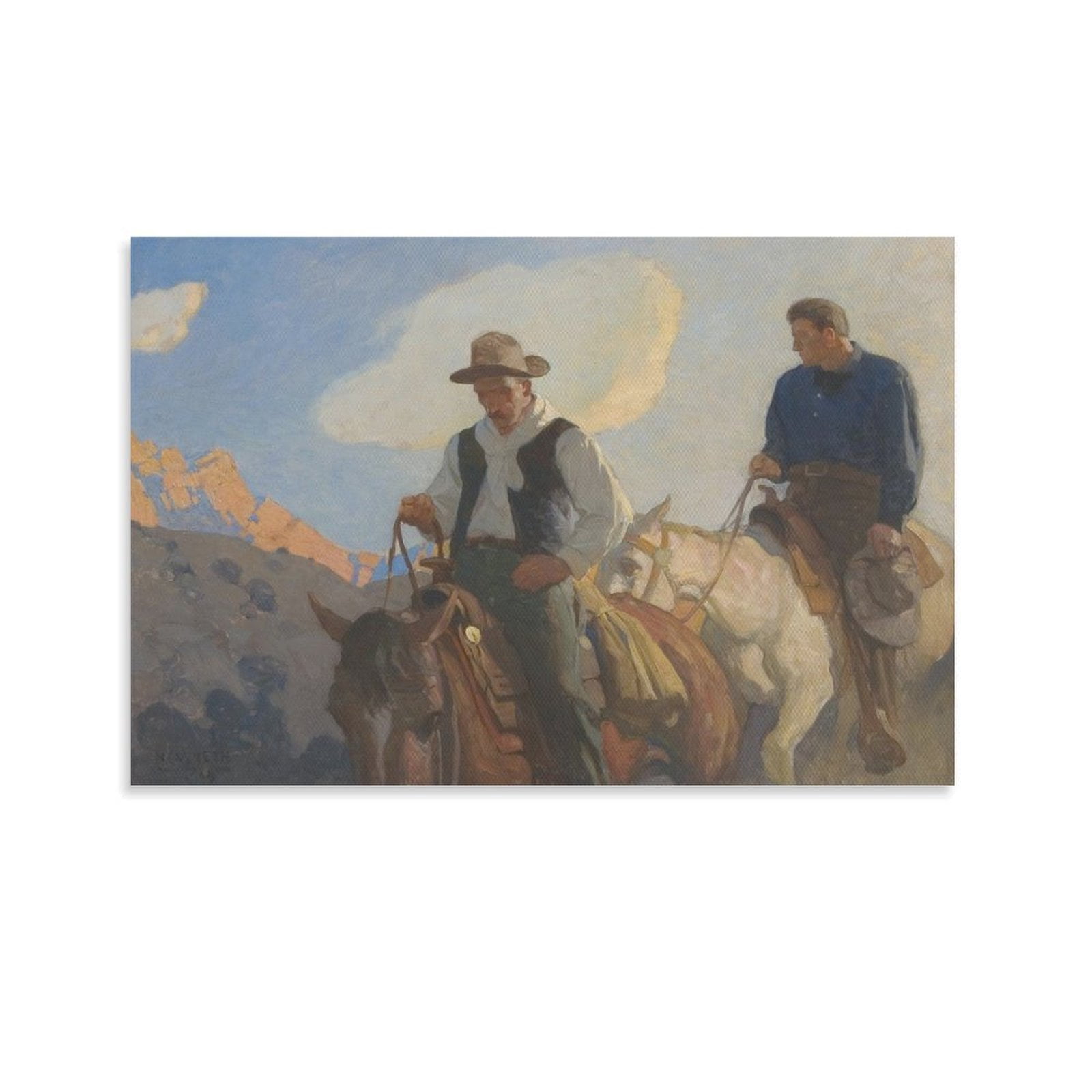 N. C. Wyeth Print Painting (76) Canvas Poster Wall Art Picture Prints ...