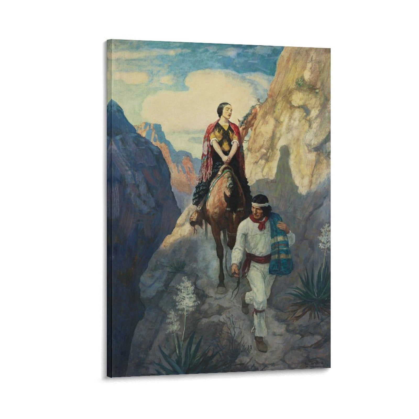 N. C. Wyeth Print Painting (78) Canvas Art Poster and Wall Art Picture ...