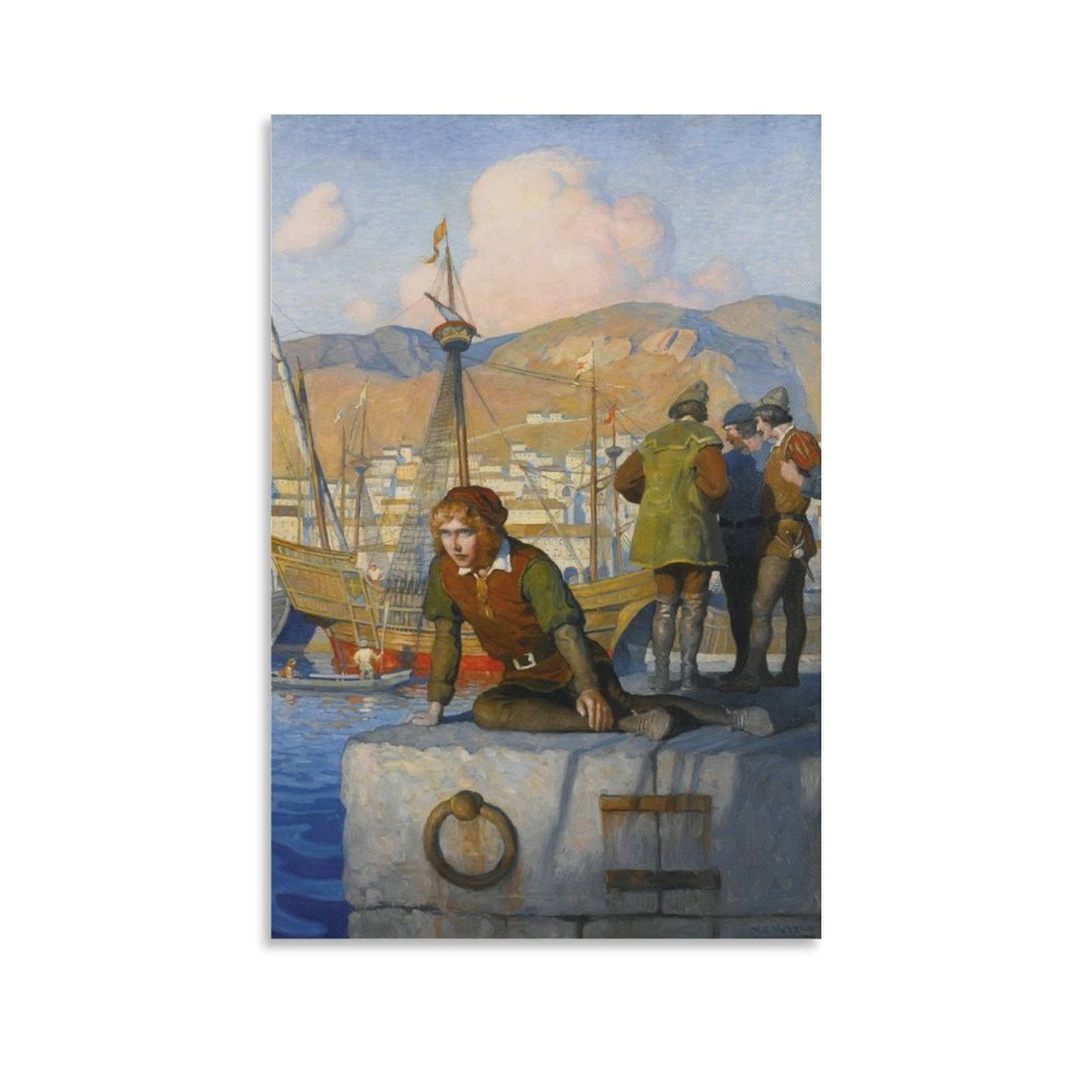 N. C. Wyeth Print Painting (96) Poster Cool Artworks Painting Wall Art ...