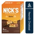 N!CK'S Peanut Chocolate Protein Keto Bar, 1.76 oz, 4 Pack - Walmart.com